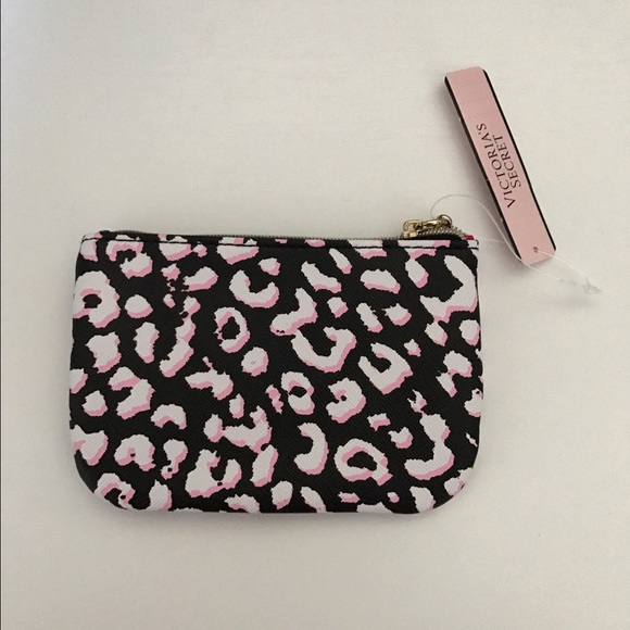 Victoria's Secret | Bags | Victorias Secret Coin Purse Black Pink ...